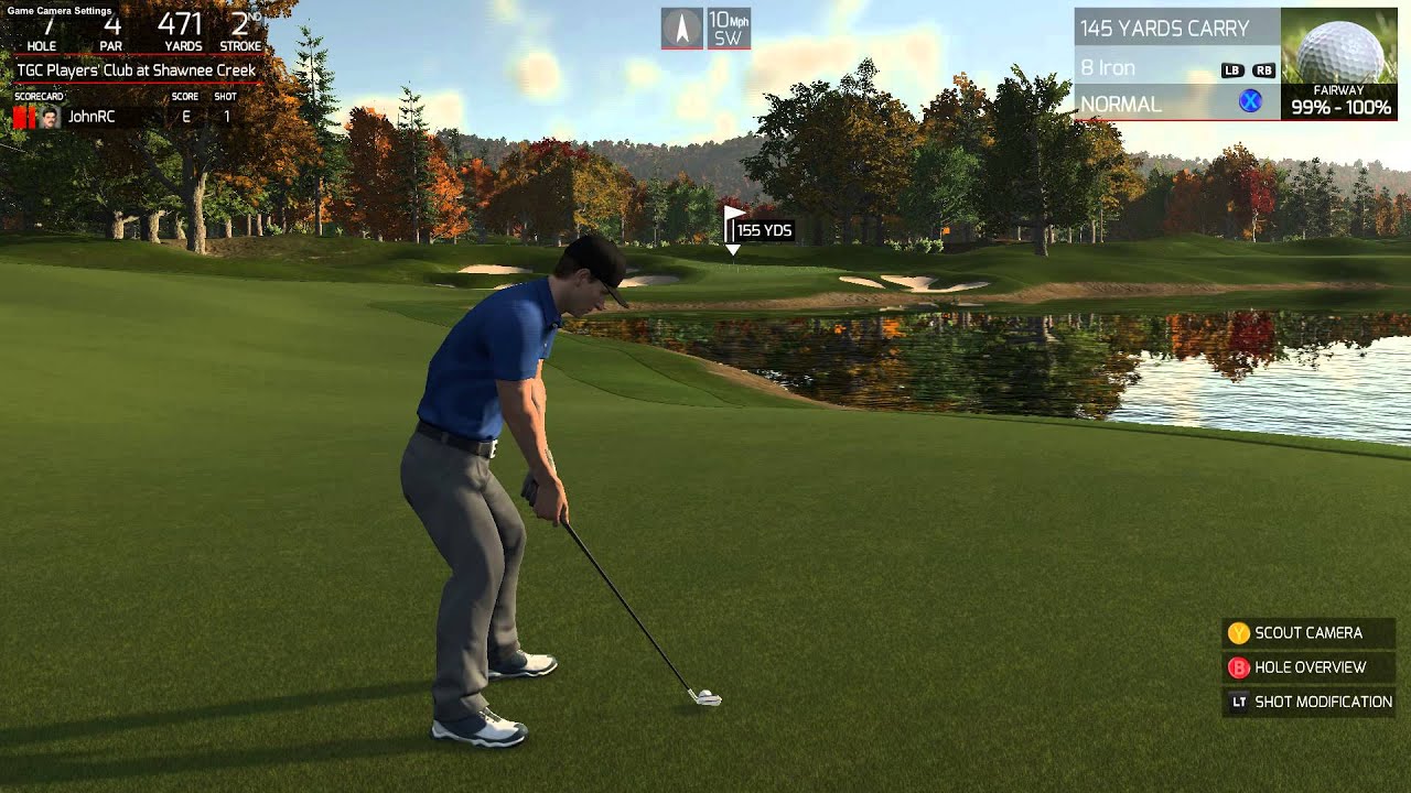 New Golfer POV & Swing Camera angles in The Golf Club - YouTube