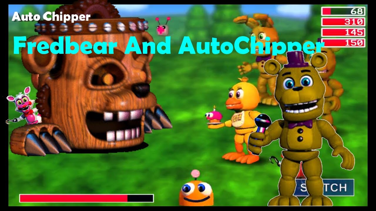 Fredbear and the auto chipper! (Fnaf world ep 1) - YouTube