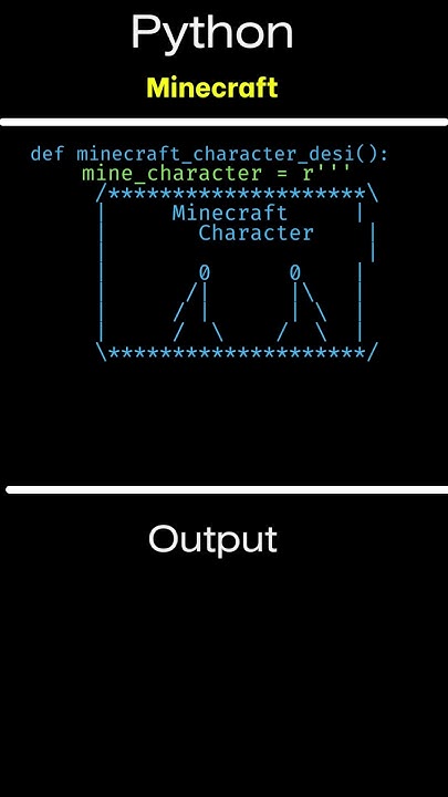 😔 Python Minecraft 😖- #shorts #python #programming #shorts - YouTube