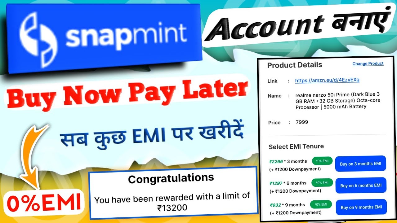 Snapmint account kaise banaye | Snapmint buy now pay later | Snapmint ...