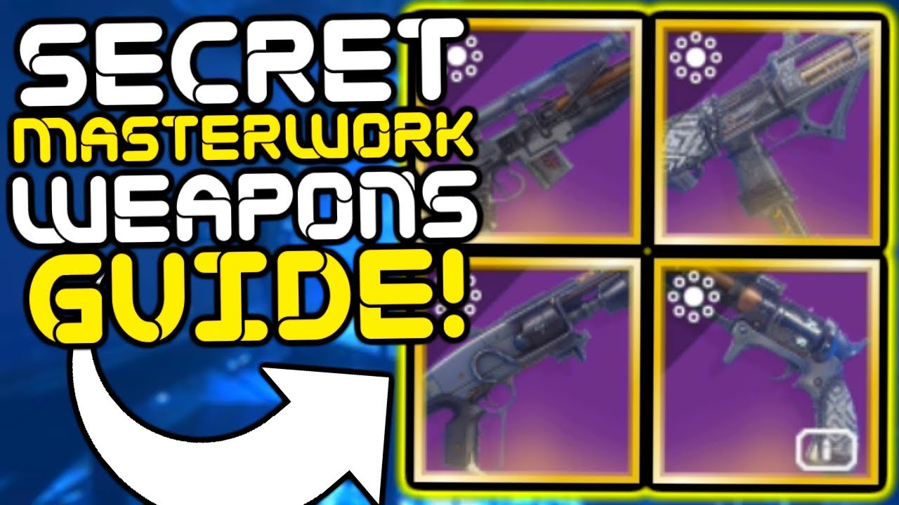 Destiny 2 - All 4 SECRET Gambit Prime MASTERWORKS Guide!! - YouTube