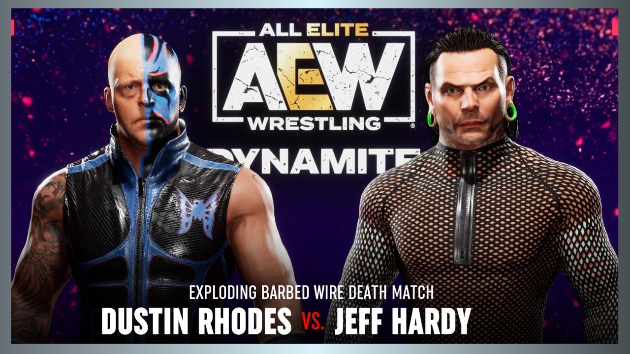 AEW Fight Forever • DUSTIN RHODES vs JEFF HARDY - YouTube