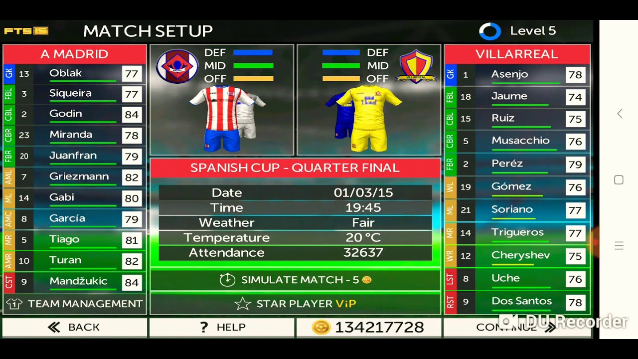 Fts 15 android gameplay#2 - YouTube