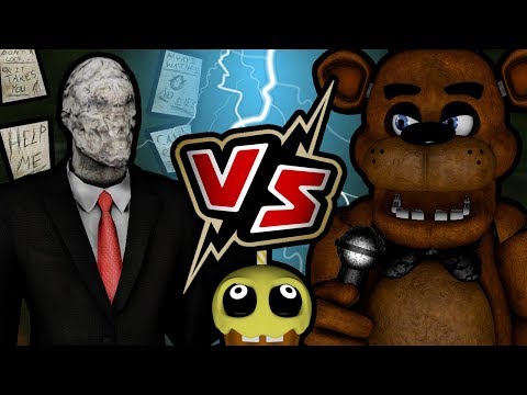 So I found a Slenderman vs Freddy Fazbear game...