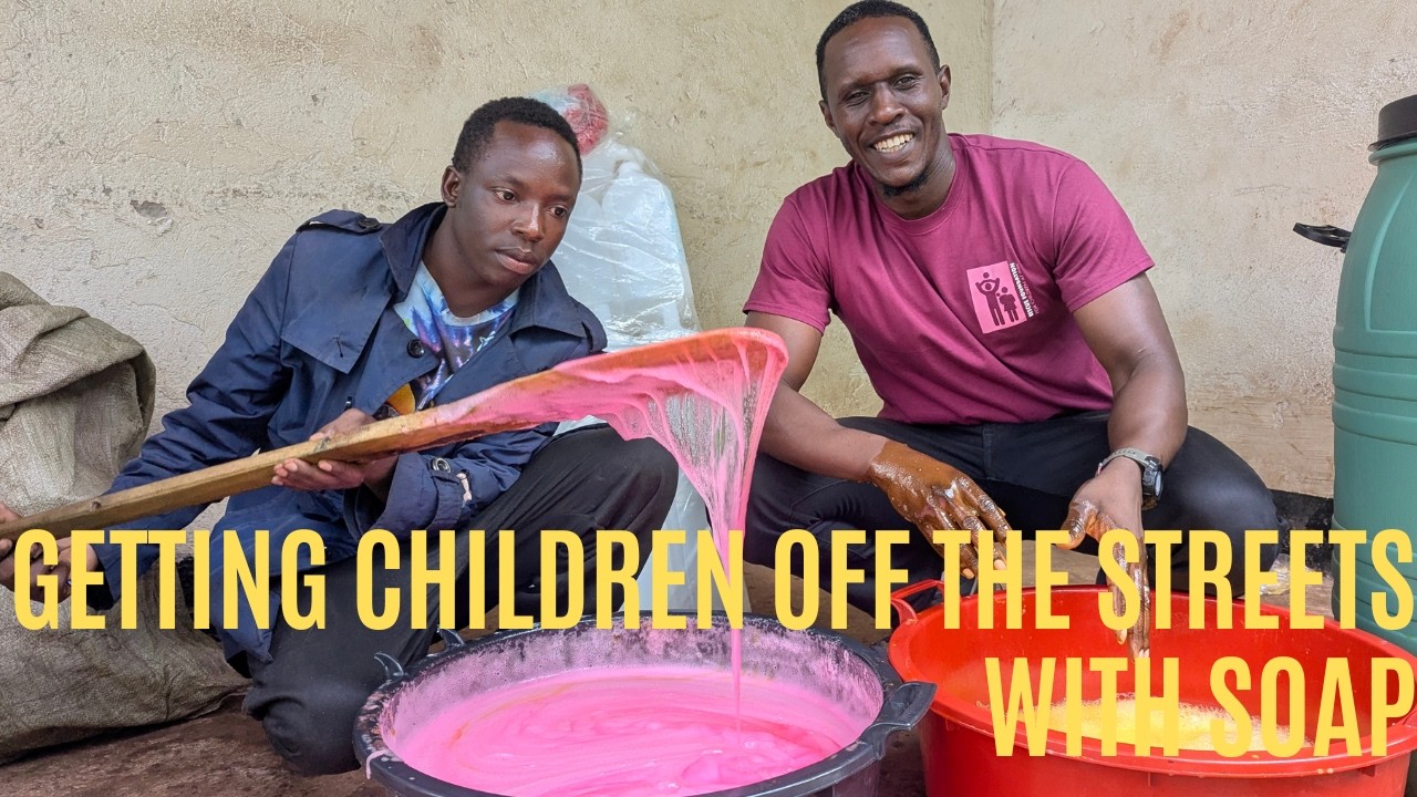 Liquid soap is getting children off the Kampala streets - YouTube