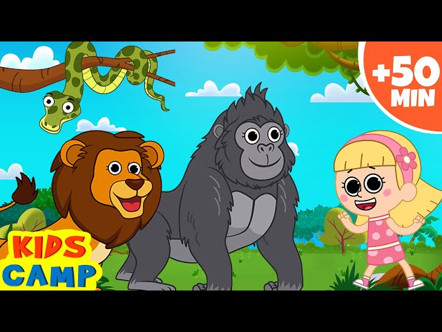 Jungle Animals Song For Kids | World Wildlife Day | Kids Songs And ...