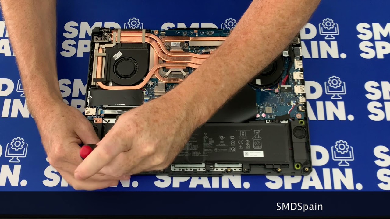 ASUS TUF Gaming A15 FA506QR How to Replace Battery Disassembly - YouTube