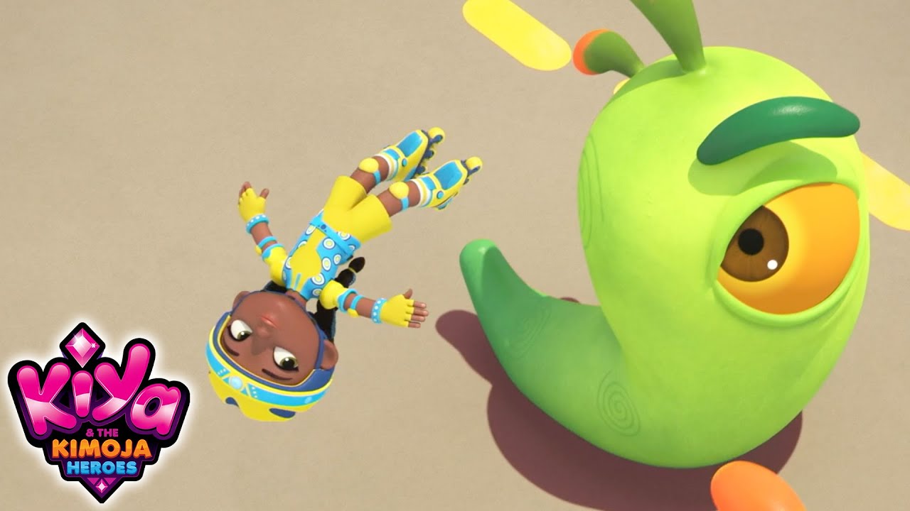 Kiya & the Kimoja Heroes | Slimy Brother | COMPILATION @disneyjr ...