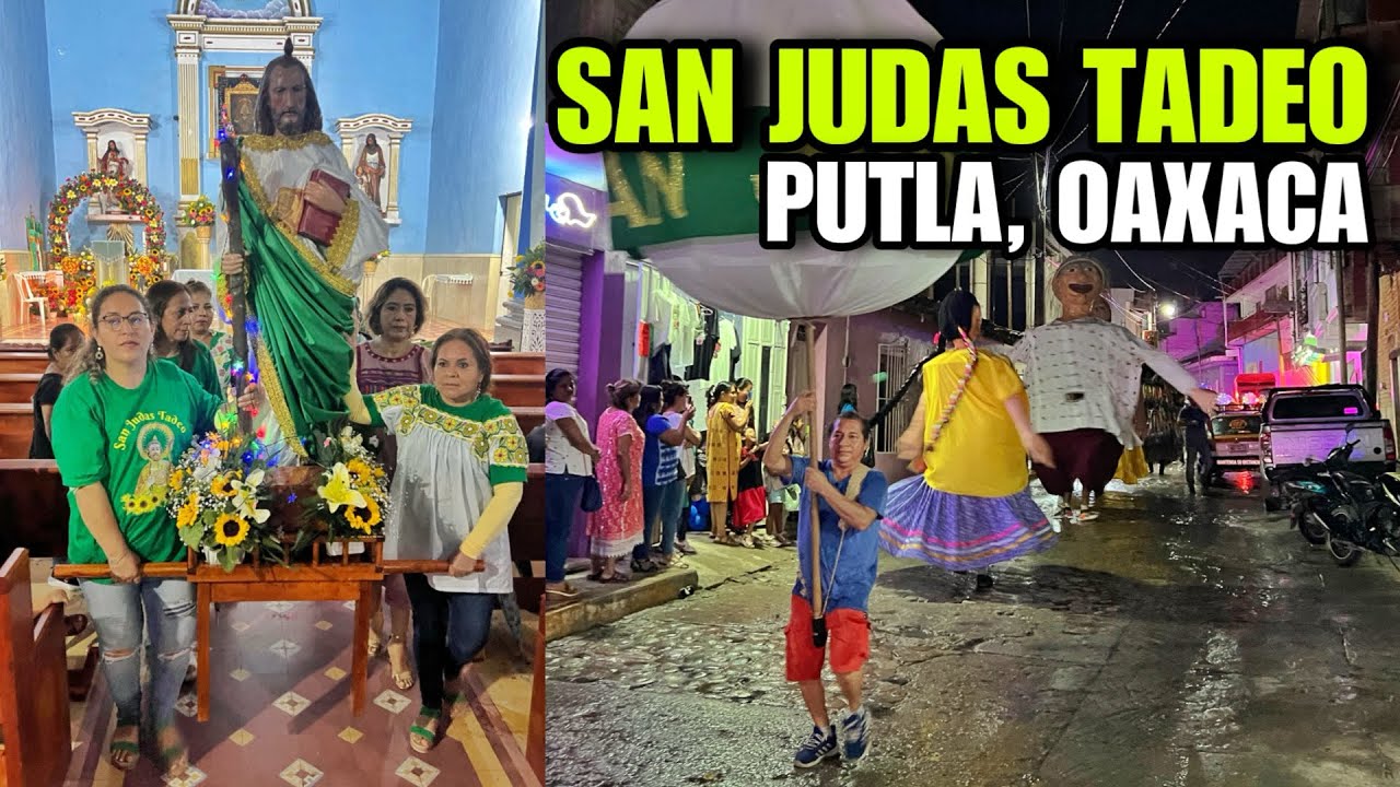 Calenda en honor a SAN JUDAS TADEO en Putla Oaxaca - YouTube