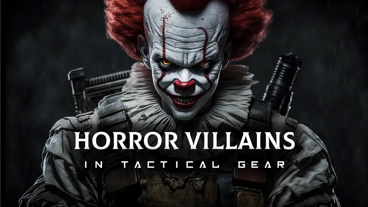 Scariest Horror Villains In Tactical Gears #midjourney #aiart #villain ...