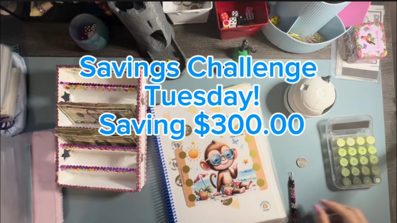 Savings Challenge Tuesday!// Completing 2 Challenges// @EllieOnEarth ...