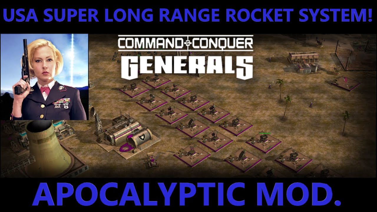 SUPER LONG RANGE MISSILE! Command & Conquer TM Generals Zero Hour 2023 ...