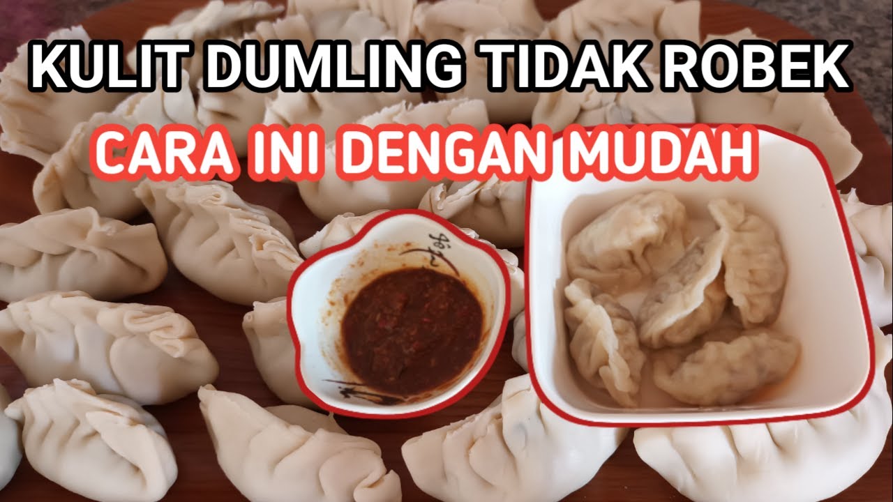CARA DAN TRIK MEMBUAT KULIT DUMPLING MUDAH - YouTube