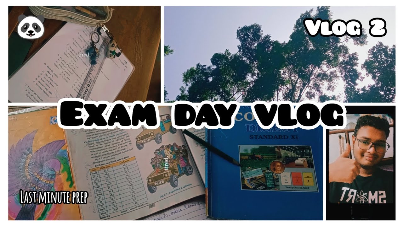 Exam Day Vlog | Last Day as 11th Grader | The Aspirant Vlogs 📚 - YouTube
