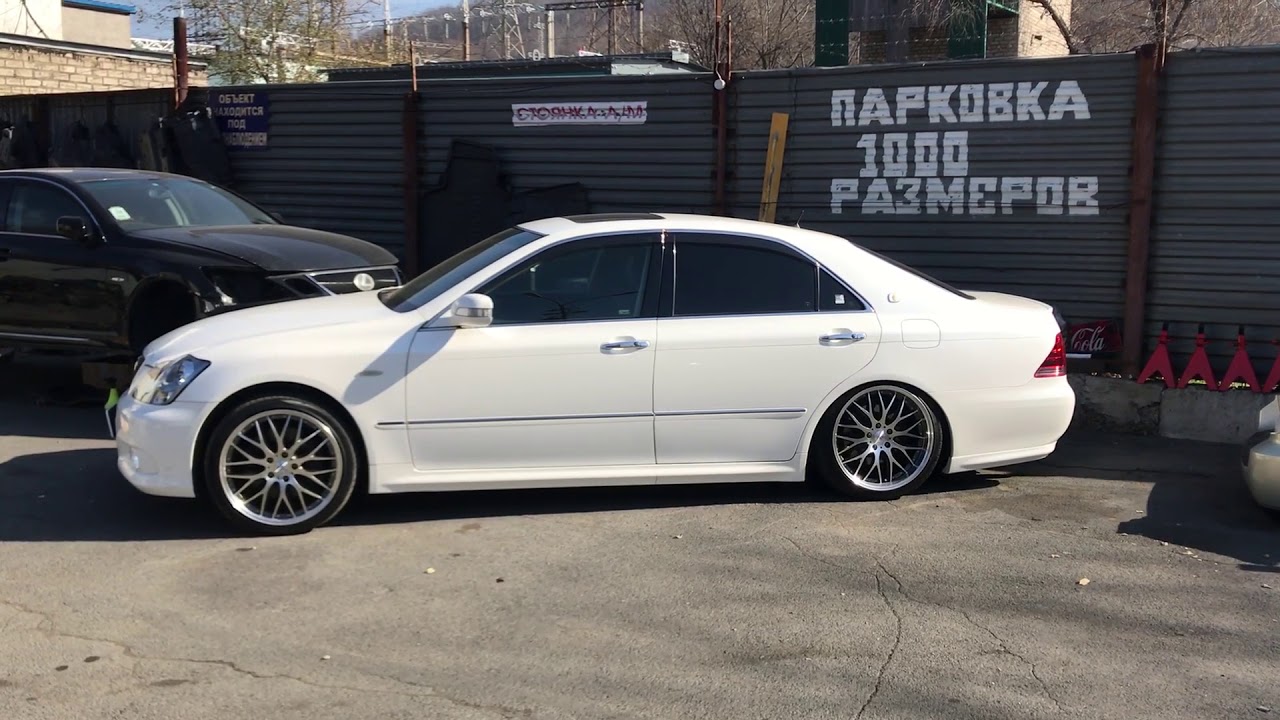 Crown GRS184/BoldWorld пневмо-подвеска - YouTube