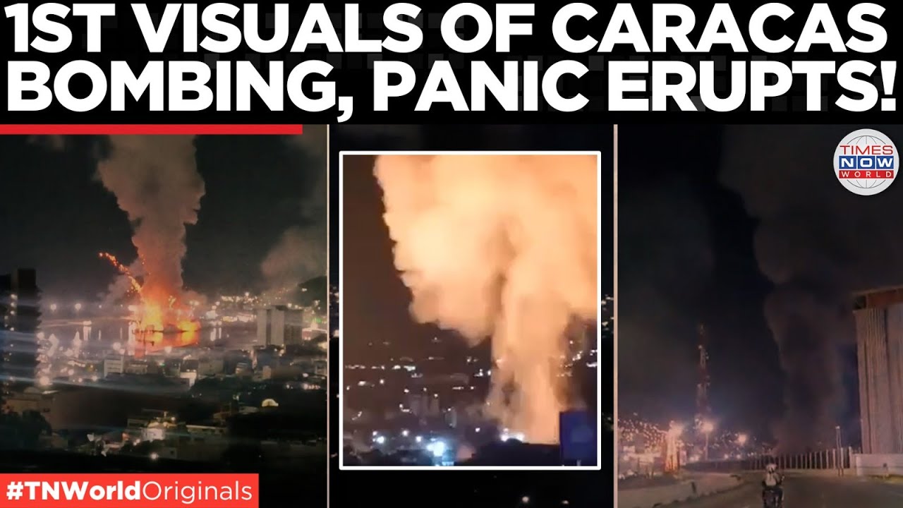 CARACAS UNDER ATTACK? 7 Huge Explosions and Blackout in Venezuela ...