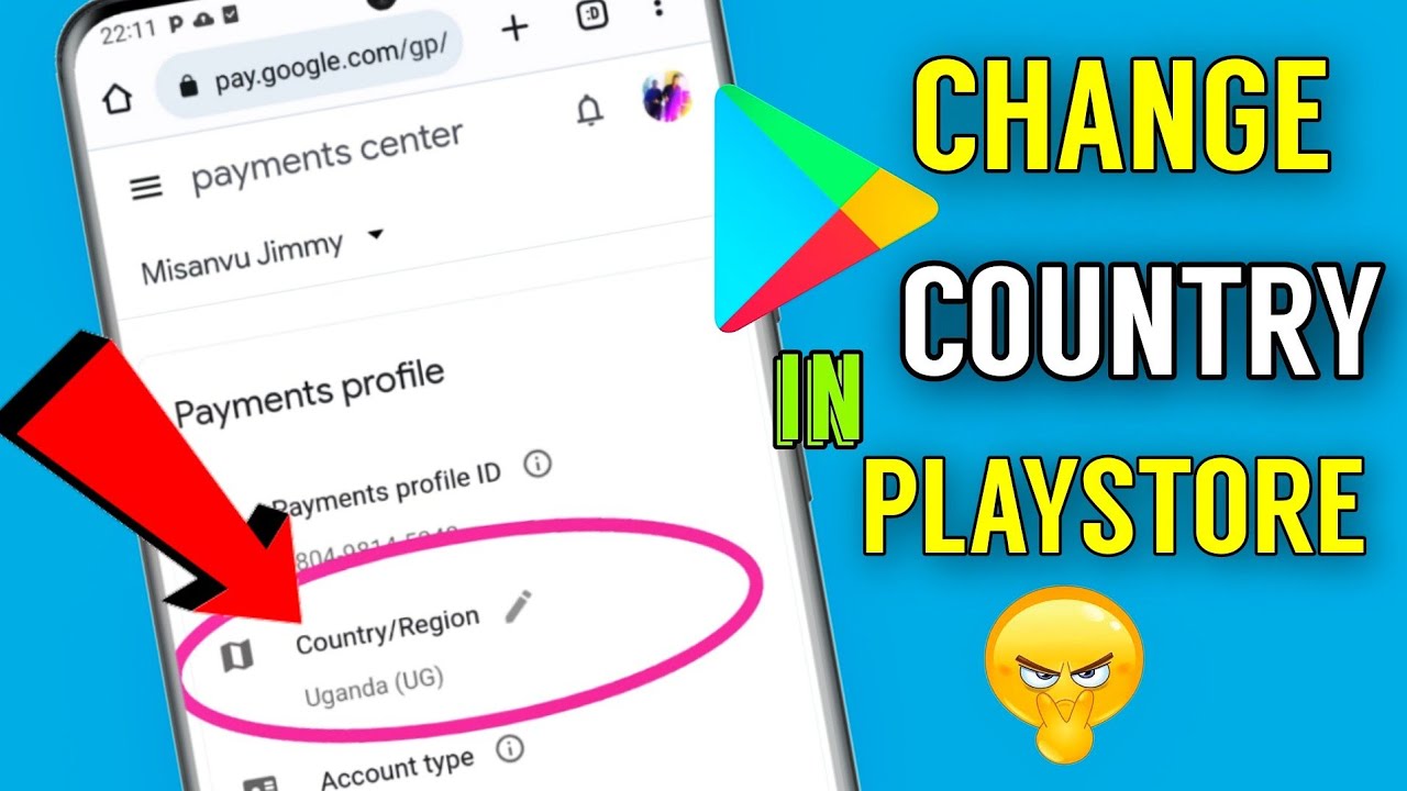 how to change google play store country (easiest way) - 2023 - YouTube