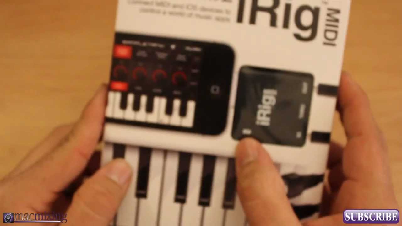 iRig MIDI Unboxing / Review - IK Multimedia - MIDI Interface for iPhone ...