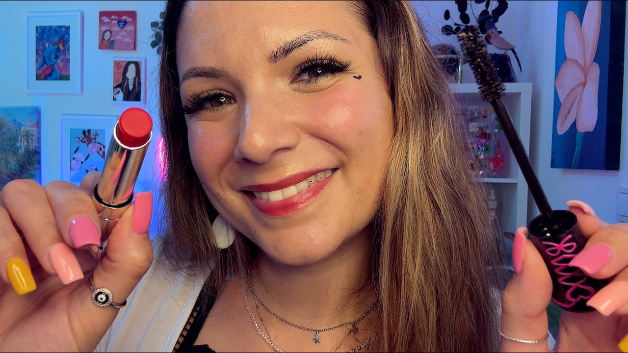 ASMR Full Face Makeup während du im Bett liegst - YouTube