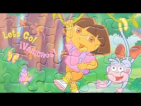 Dora The Exploer And Boots Jigsaw Puzzle @puzzletime608 - YouTube