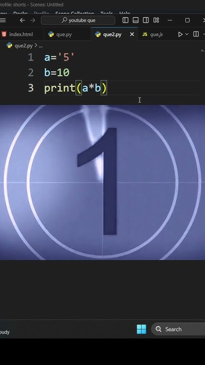 Python string repetition Explained #coding #programming web development #html #javascript - YouTube