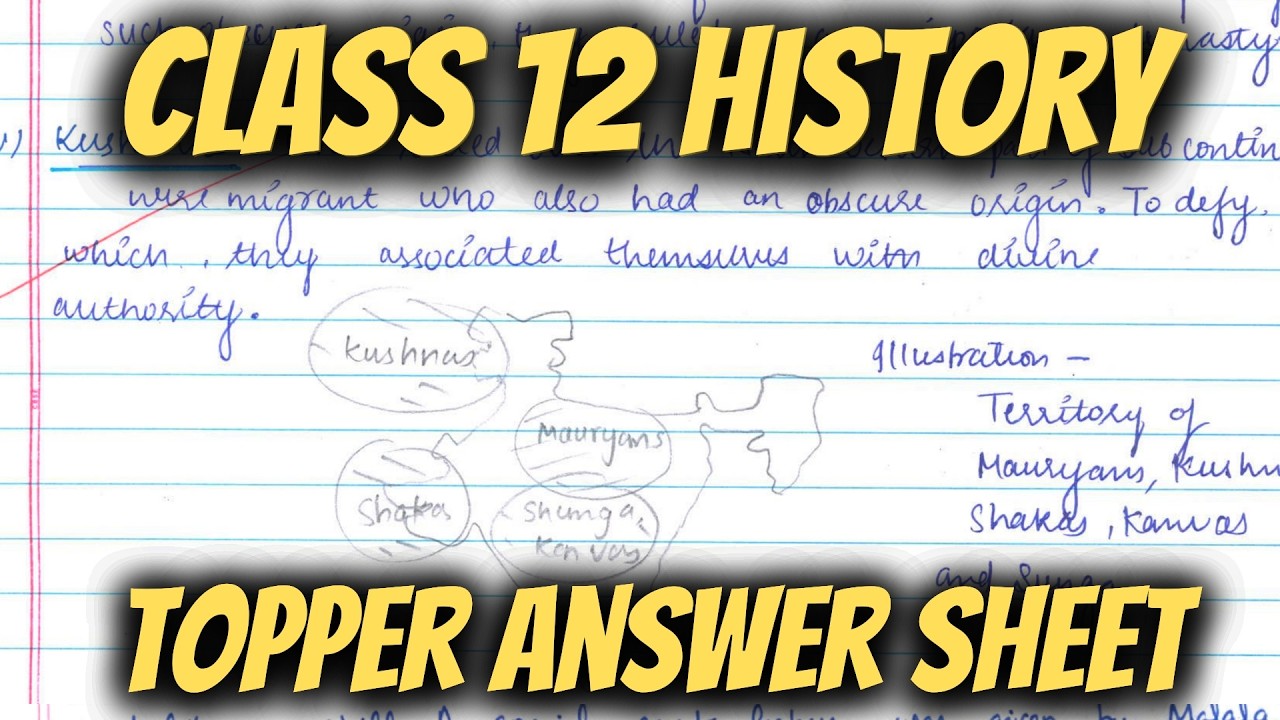 Class 12 HISTORY - Topper's ANSWER SHEET Analysis 🔥 | 2025 Board Exam ...