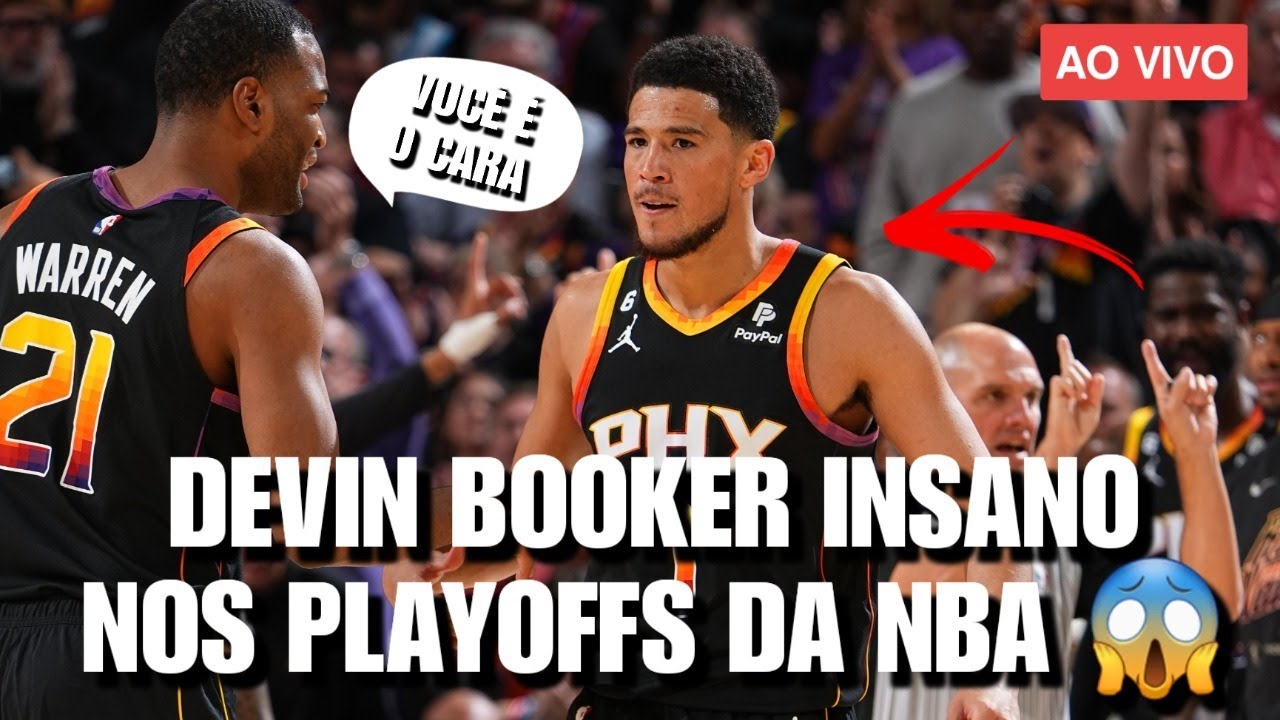 DEVIN BOOKER está DEMAIS nos PLAYOFFS da NBA 😱🏀 PHOENIX SUNS empata ...