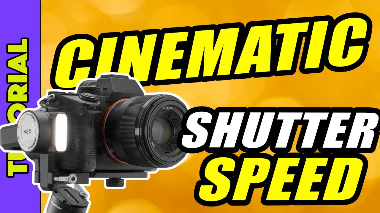 Achieving Cinematic Shutter Speed - 180 Degree Rule Explained - YouTube