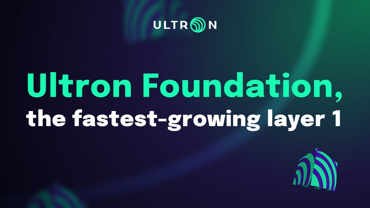 Ultron Foundation: The Fastest Growing Layer-1 - YouTube