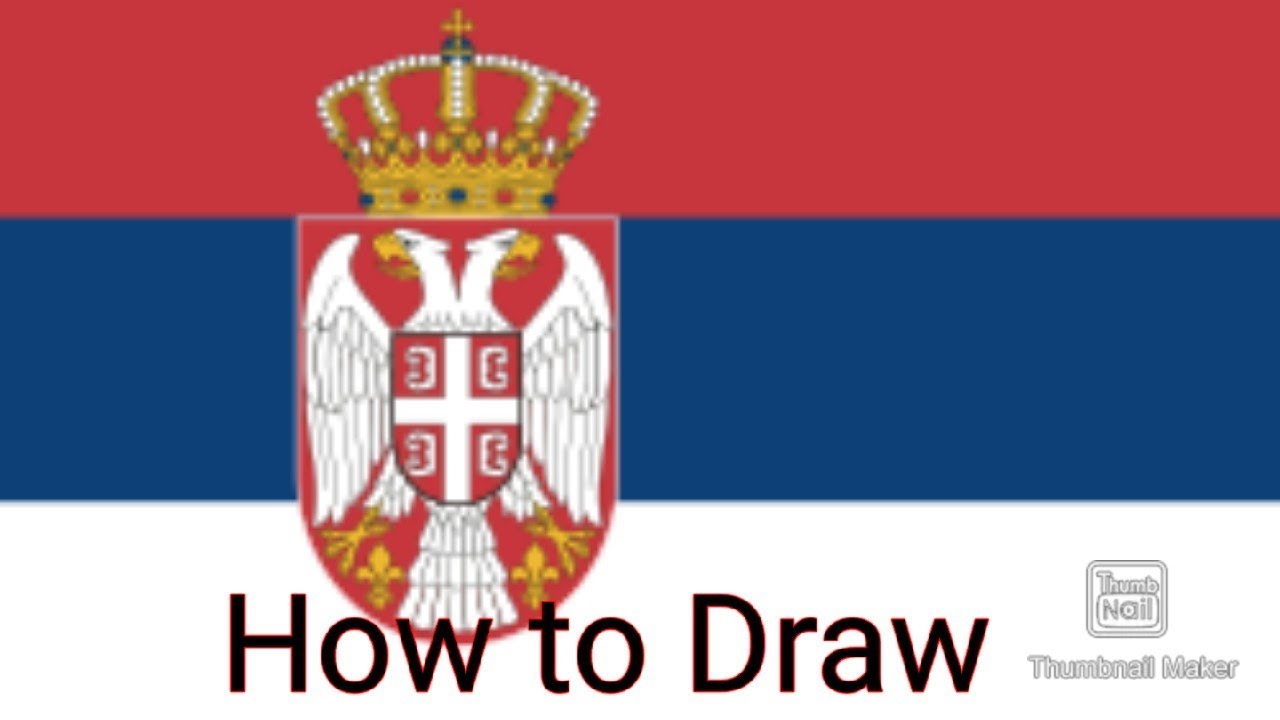 How to Draw: Serbia🇷🇸 - YouTube