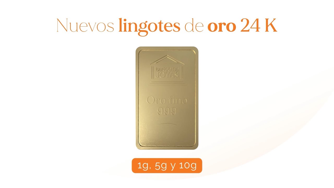 Nuevos Lingotes de oro 24K en Banco de Joyas - YouTube