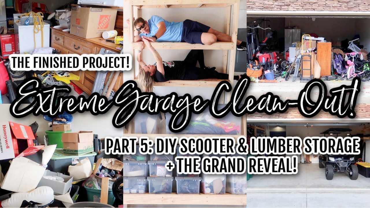 *NEW* EXTREME HOARDER GARAGE CLEAN-OUT PART 5! THE FINAL REVEAL! DIY ...