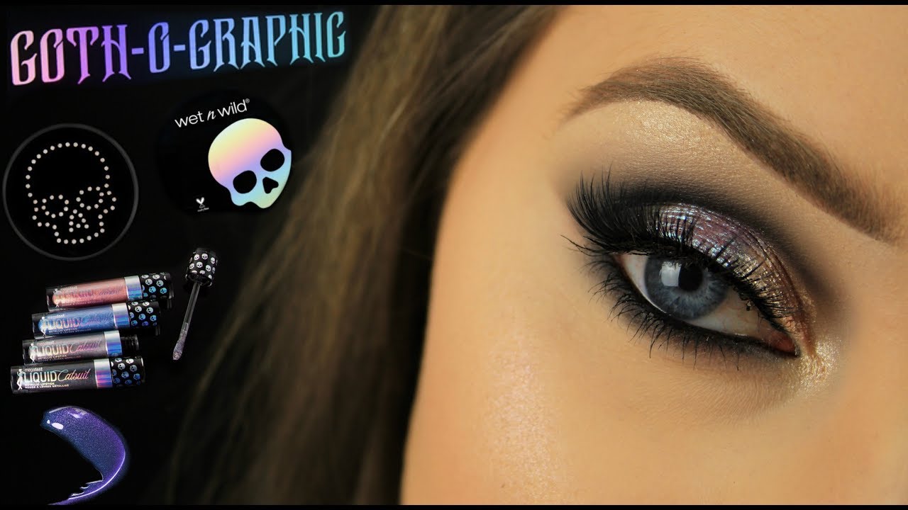 Wet n Wild Goth-O-Graphic | Pastel Grunge Spring Makeup - YouTube