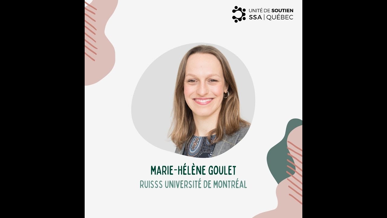 Marie-Hélène Goulet, comment fais-tu de la recherche autrement? - YouTube