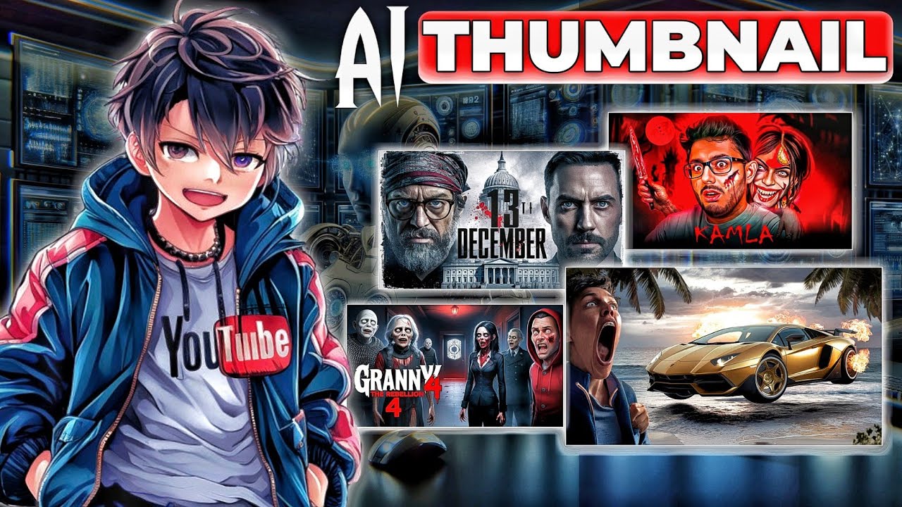How To Make Real Thumbnail Using AI - YouTube