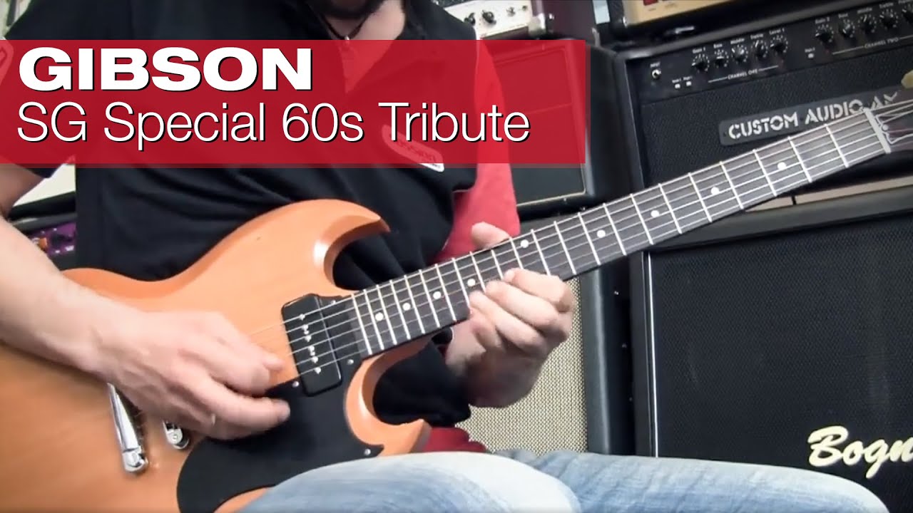 GIBSON SG Special 60s Tribute WN - YouTube