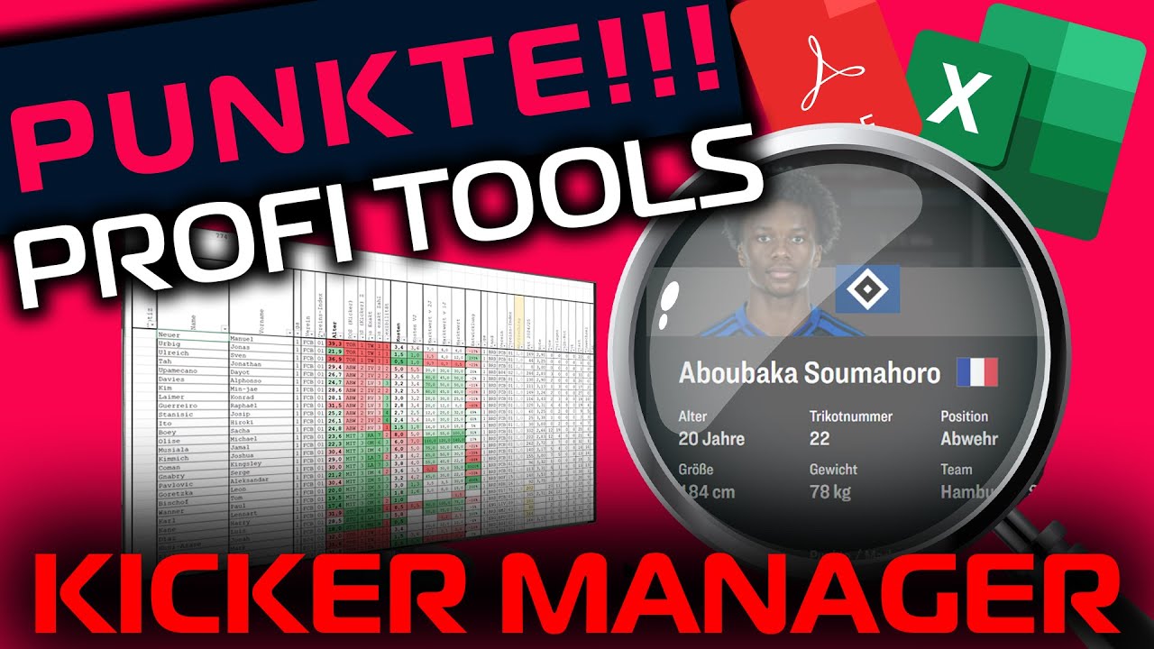 Kicker Manager Analyse-Tools – So findest du die besten Spieler # ...