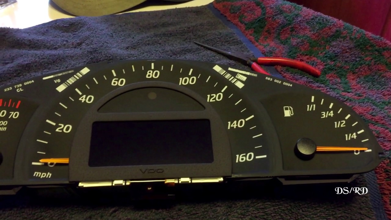 lcd dash panel replacement Mercedes Benz - YouTube