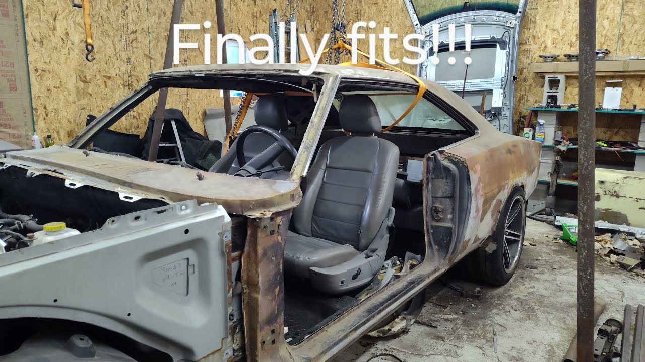 68 charger AWD body swap, part 13 - YouTube
