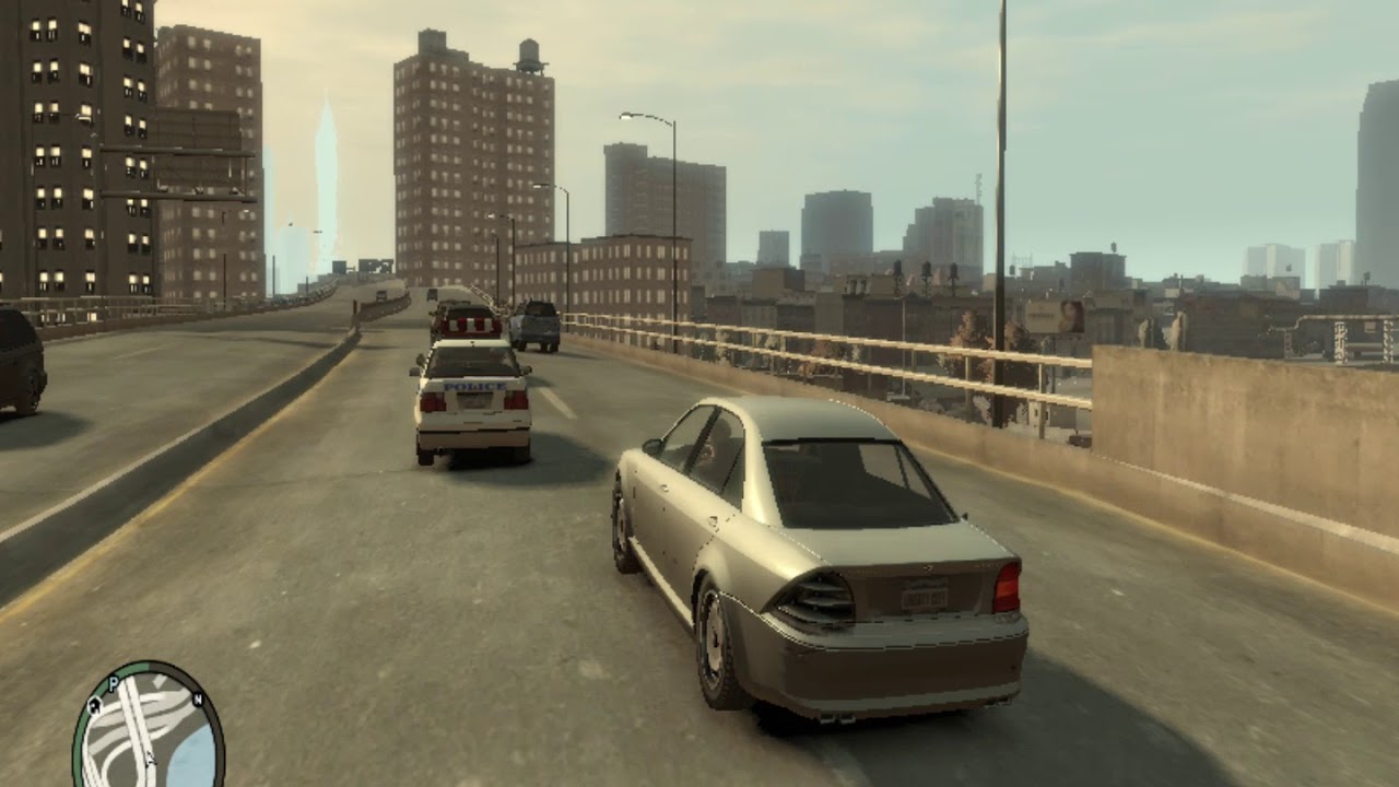 GTA 4 play in low graphics test - YouTube