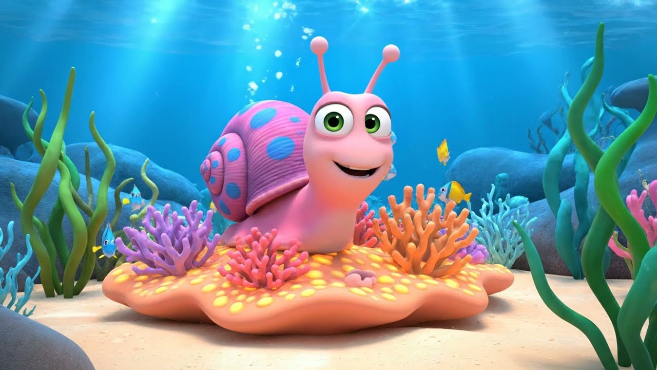 SpongeBob’s Snail Went on a Silly Trail 🐌🌈 | Nursery Rhymes for Kids ...