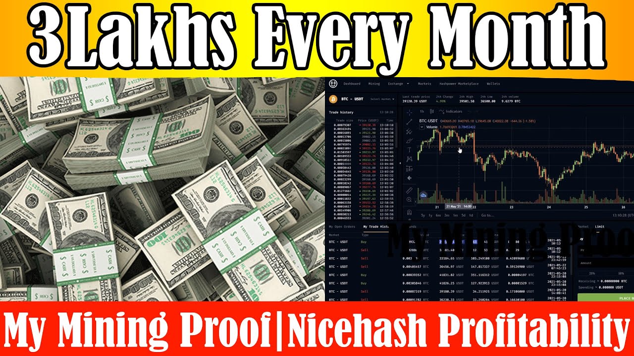 3 Lakhs Every Month | My Mining Proof | Nicehash Profitability - YouTube