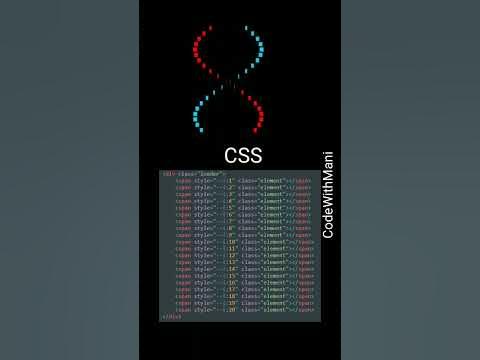 create loader using html and CSS #shortsvideo #programming #webdevelopment #website # ...