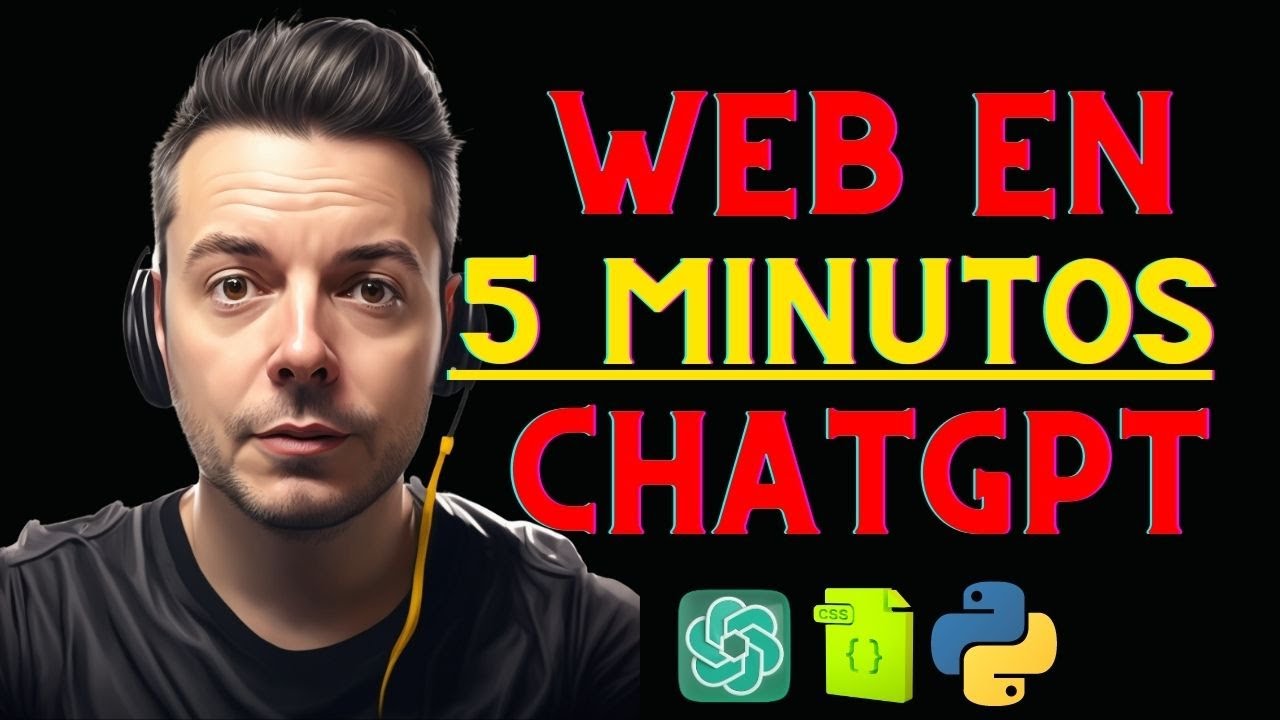 🤯 Hago una WEB usando ChatGTP en 5 MINUTOS - YouTube