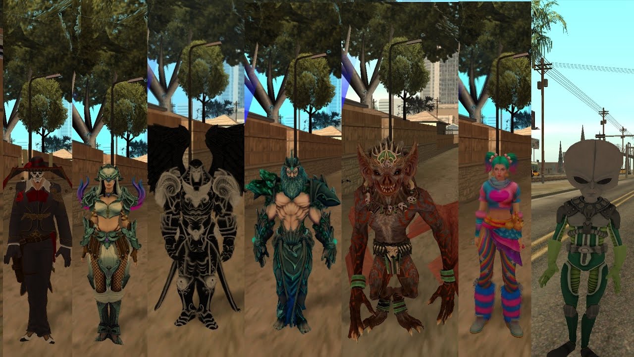 Gta San Andreas - SMITE Skin Pack 2024 - YouTube