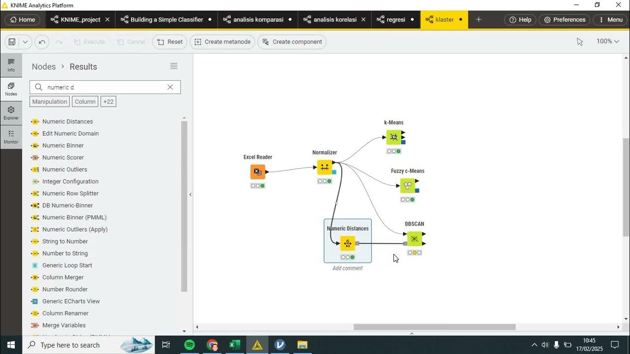 analisis cluster dengan knime - YouTube