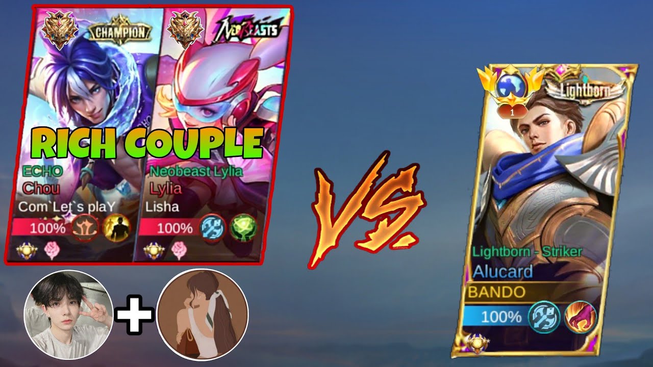 ALUCARD VS RICH COUPLE WITH PARTNER AFFINITY!!🌹 (WIN OR LOSE?) | MLBB - YouTube