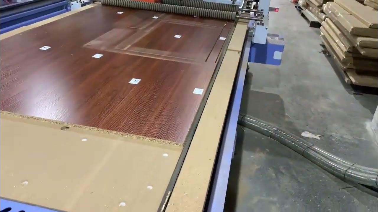 UE 1228 auto load&unload cnc router machine - YouTube