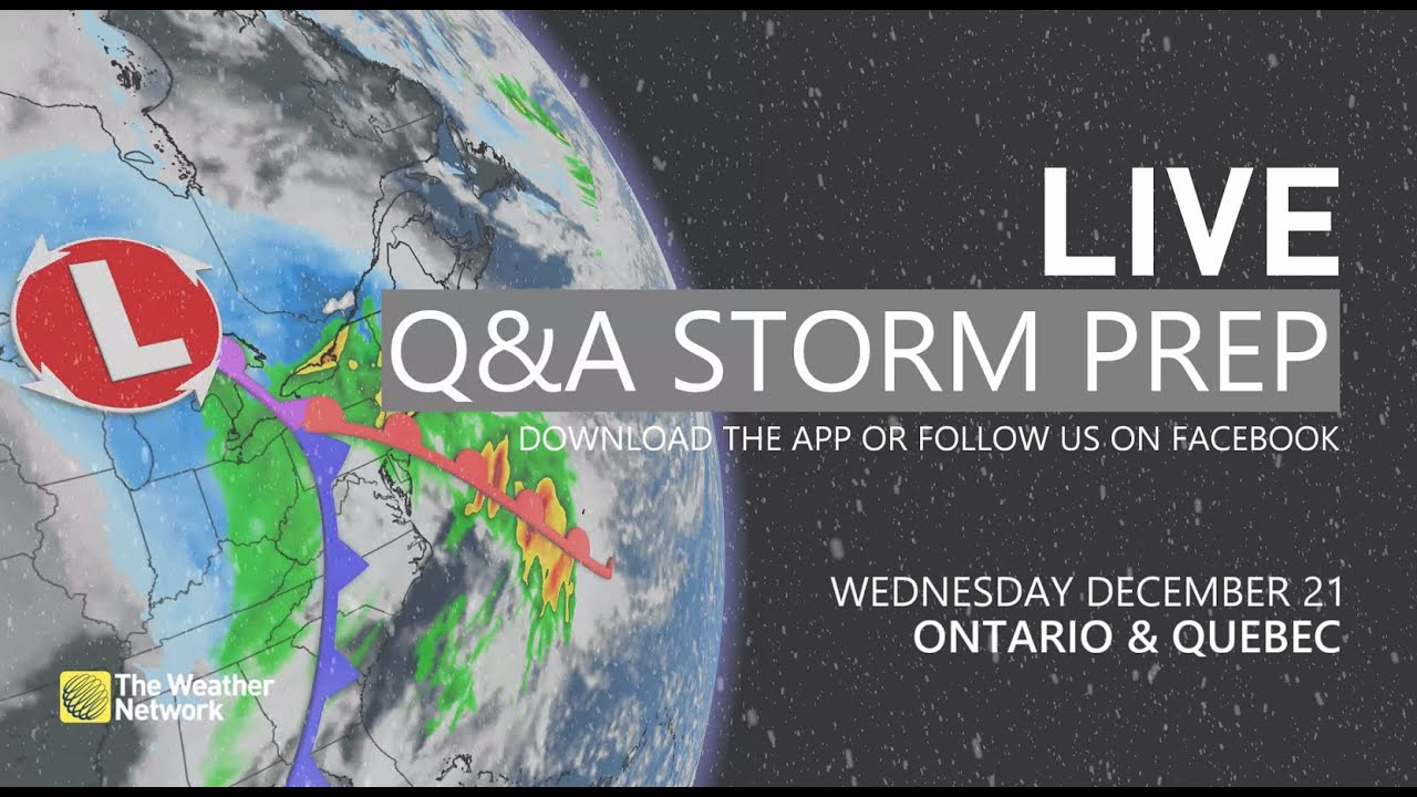 LIVE TRACKING | Winter storm to wreak havoc on holiday travel in ON, QC ...