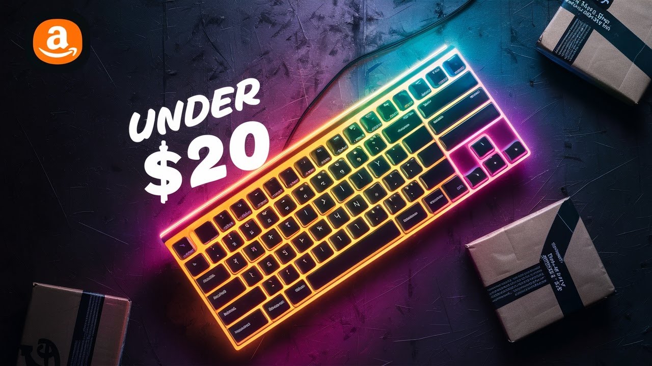 Unbelievable Futuristic Keyboards Under $20 on Amazon! - YouTube